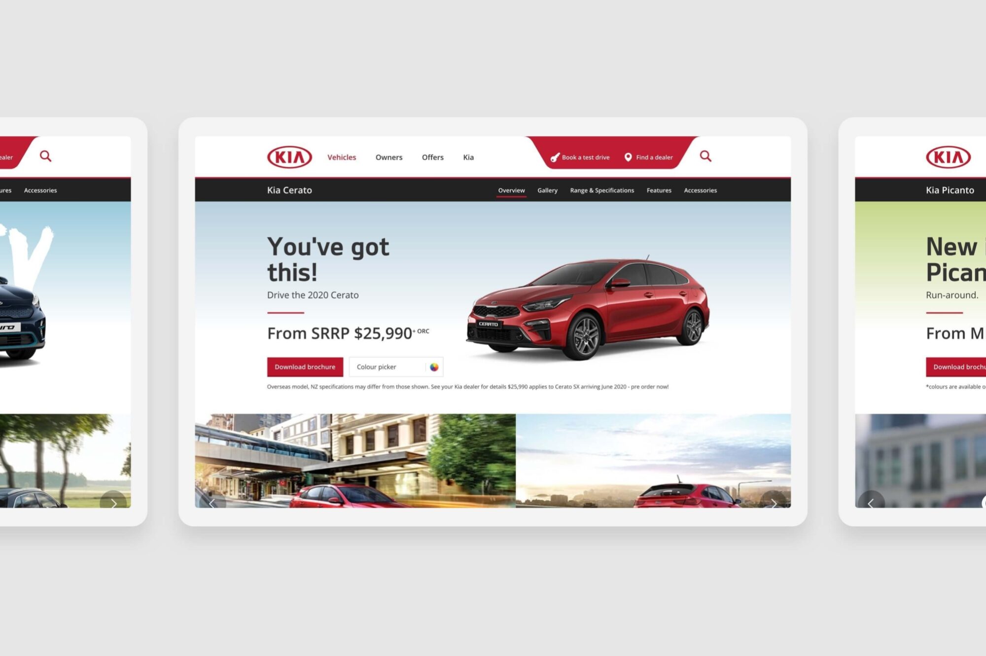 Kia Motors - Website - New Zealand | Dave Clark Design